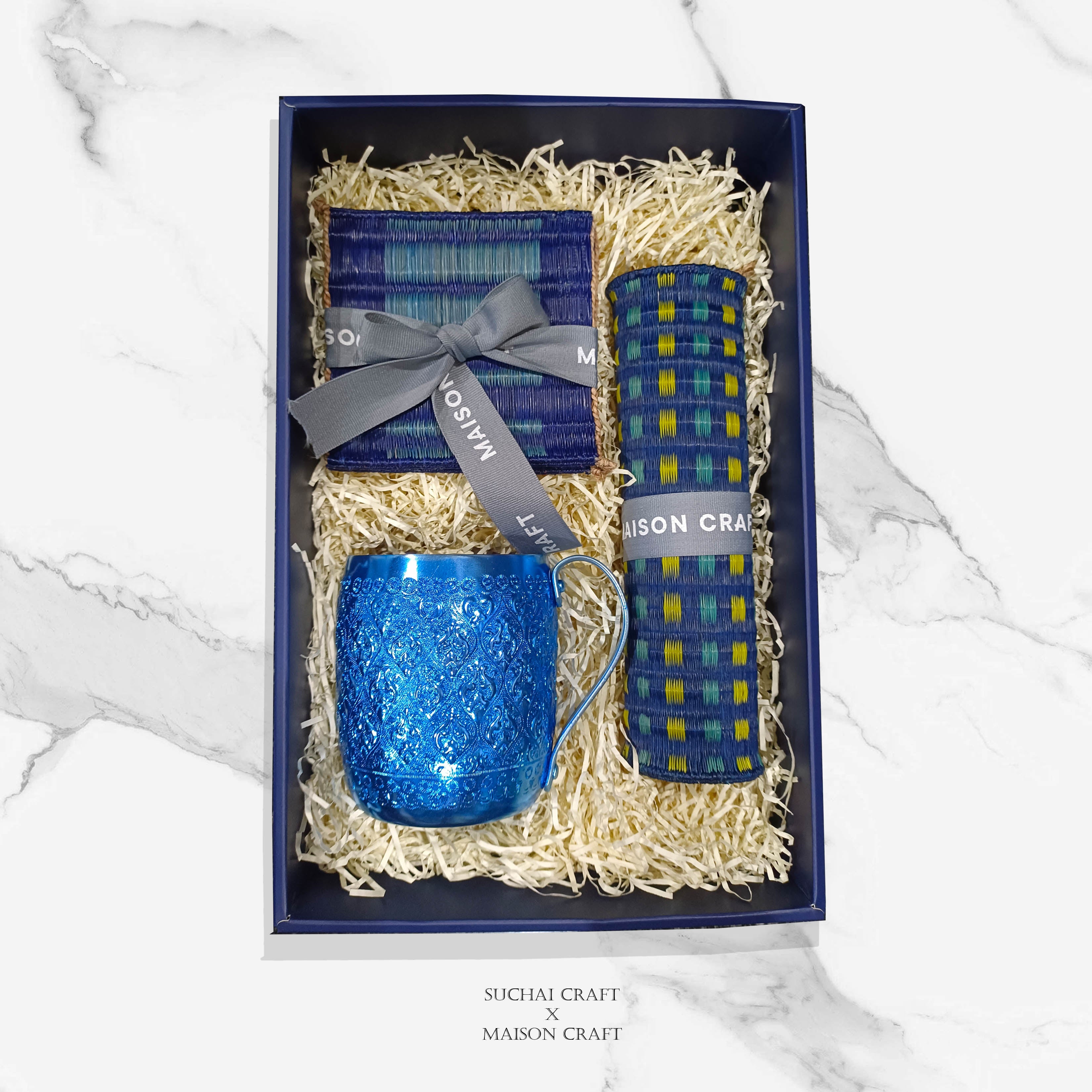 Gift Set Navy pokka dot – Maisoncraft