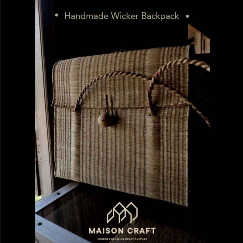 The Durable Handmade Wicker Backpack - Maisoncraft