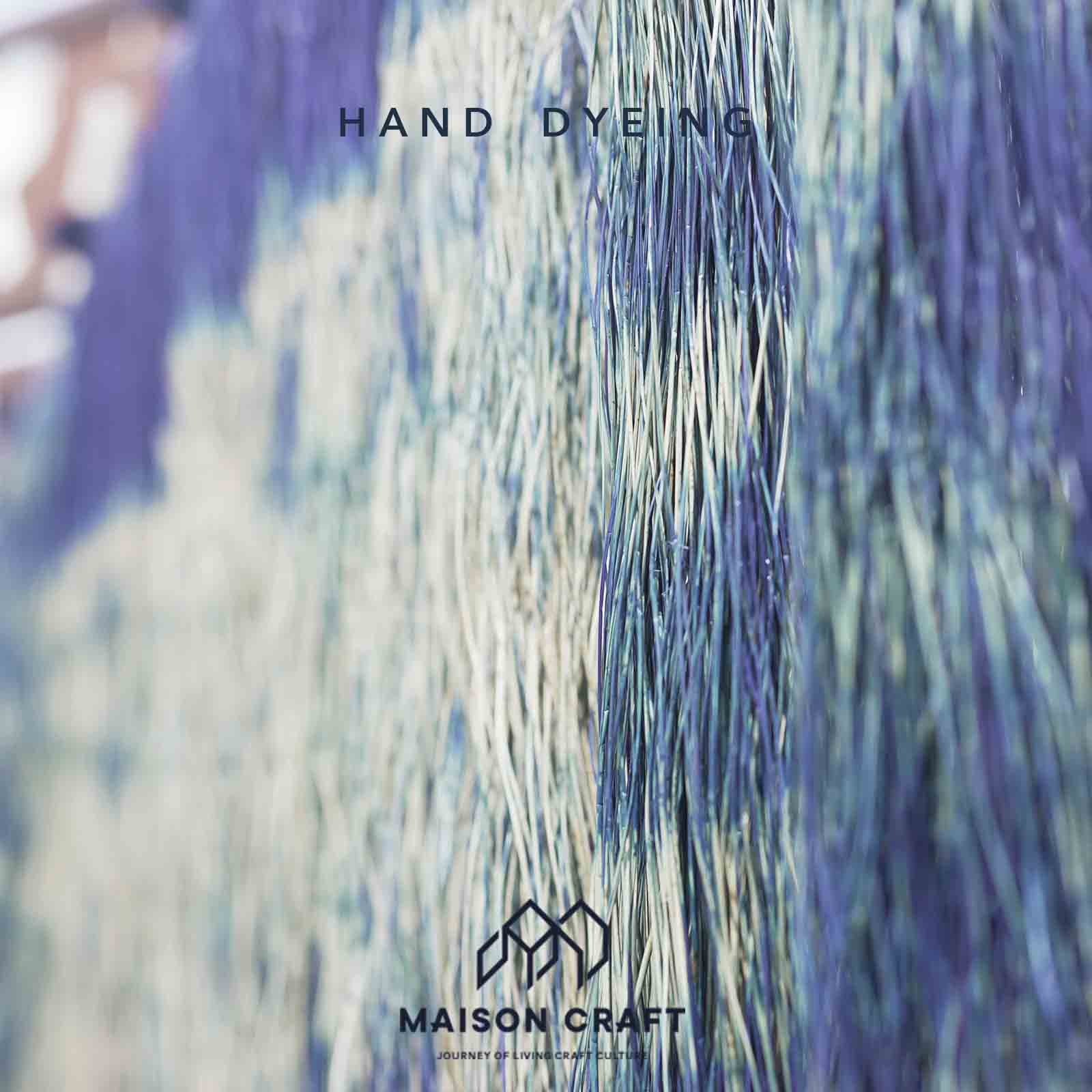 Jute Braiding and Hand Dyeing - Maisoncraft